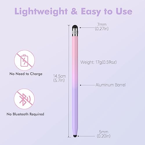 Stylus Pens for Touch Screens - StylusHome 5 Pack Stylus Pens, 2-in-1 ...